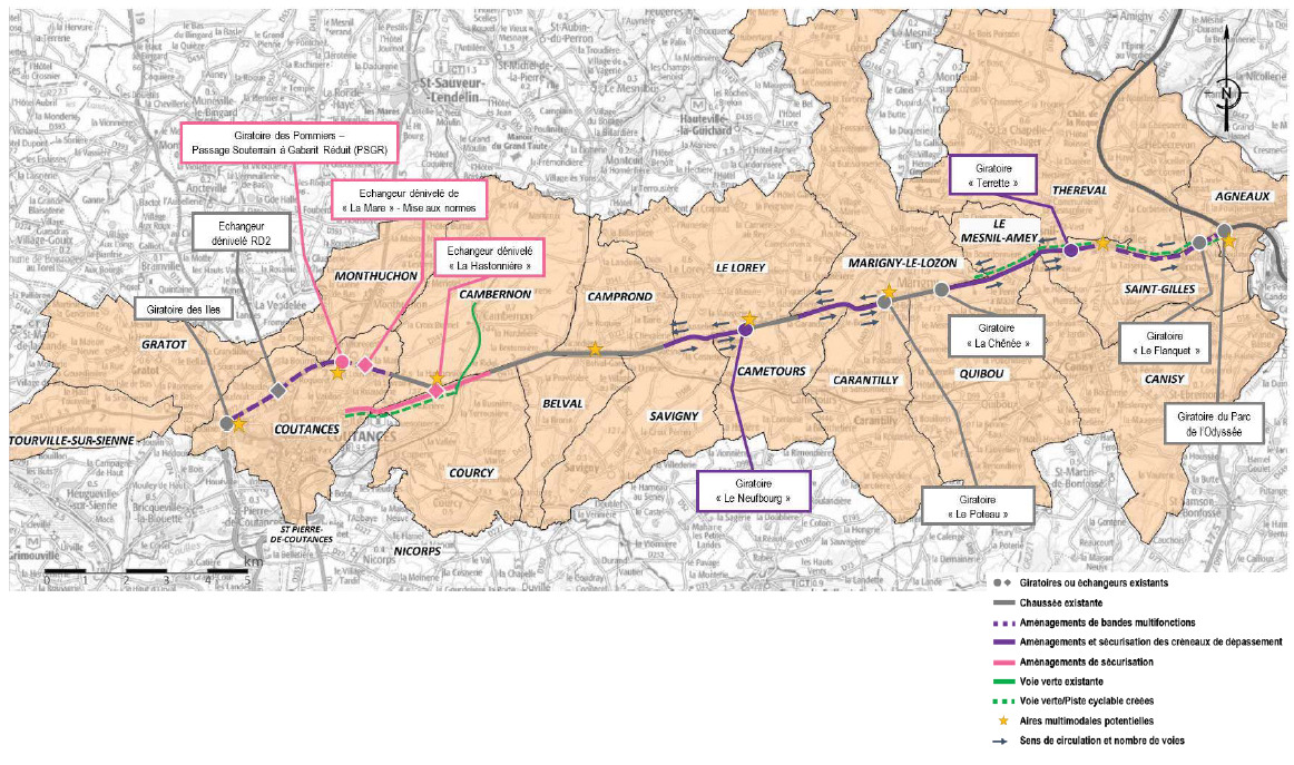 Aménagement routier axe Saint-Lô/Coutances : bilan de la concertation ...